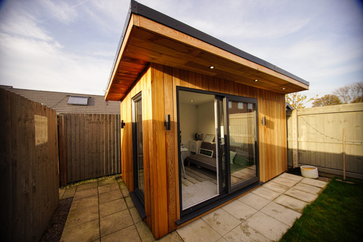 Small Garden Office - St Asaph, North Wales - Garden Room Co